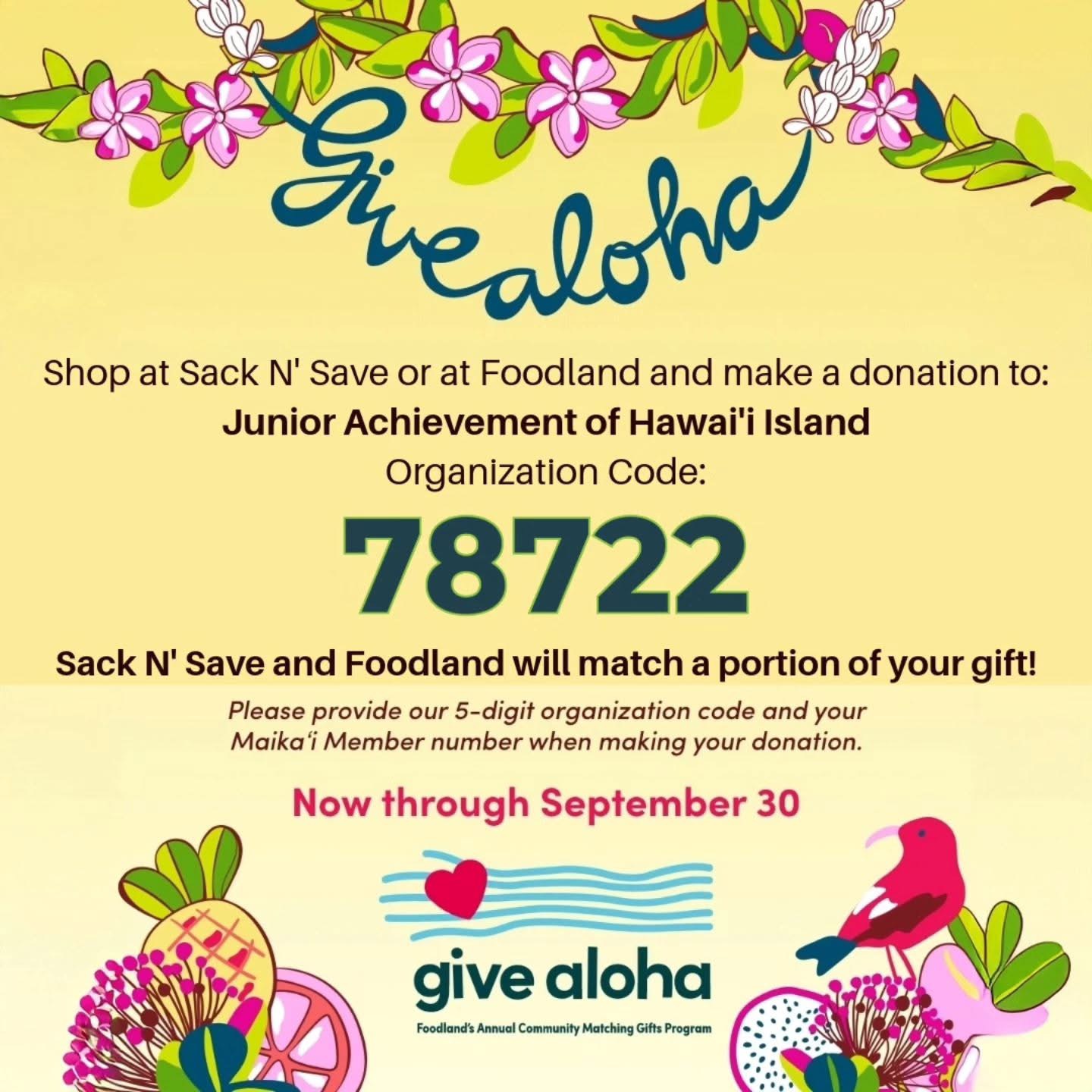 Give Aloha 2025 – Junior Achievement of Hawaii Island